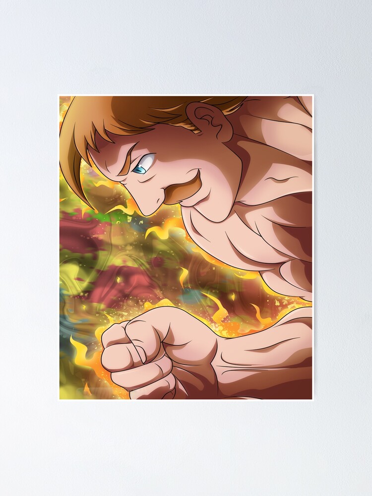 "the seven deadly sins escanor" Poster for Sale by chetterubyzans ...