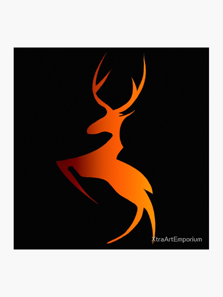 "Buck Logo" Sticker for Sale by XtraArtEmporium | Redbubble