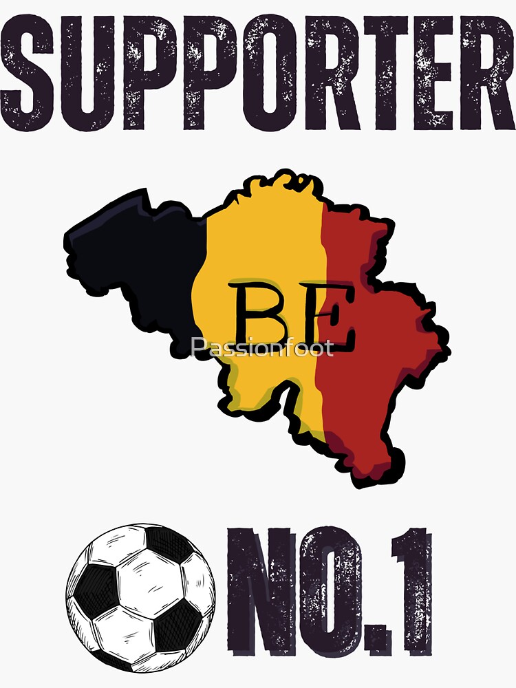 "Belgian football team, fan of the Red Devils , supporter number one ...