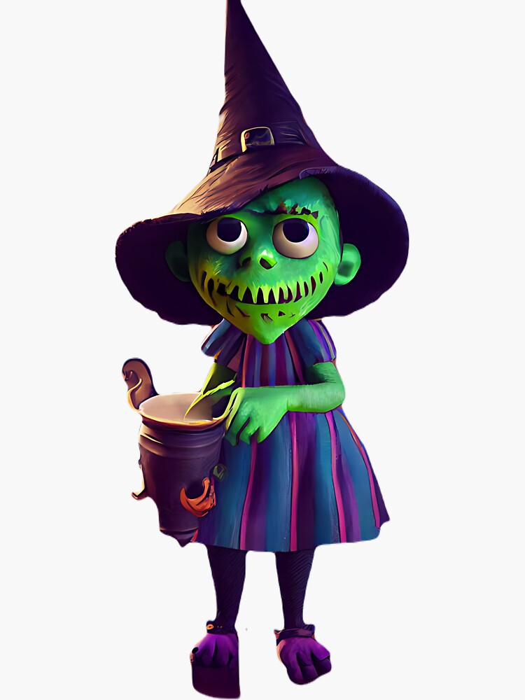 "Ida - Halloween Collection Sticker" Sticker for Sale by SkyphaDesigns ...