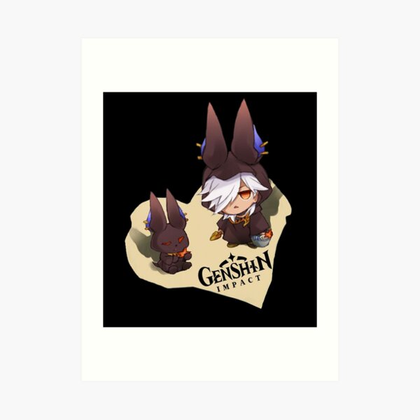 "Cute Chibi Cyno - Genshin Impact" Art Print for Sale by Cedrek | Redbubble