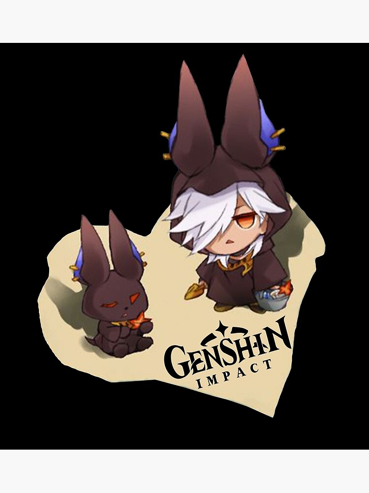 "Cute Chibi Cyno - Genshin Impact" Art Print for Sale by Cedrek | Redbubble
