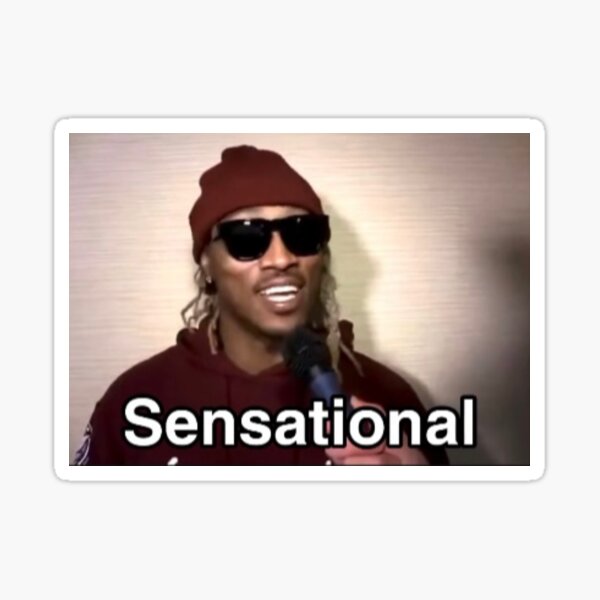 "Sensational - Future" Sticker for Sale by Jeremyfreker | Redbubble