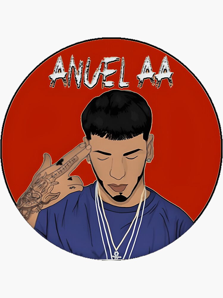 "Anuel AA Classic " Sticker for Sale by mathythailb | Redbubble