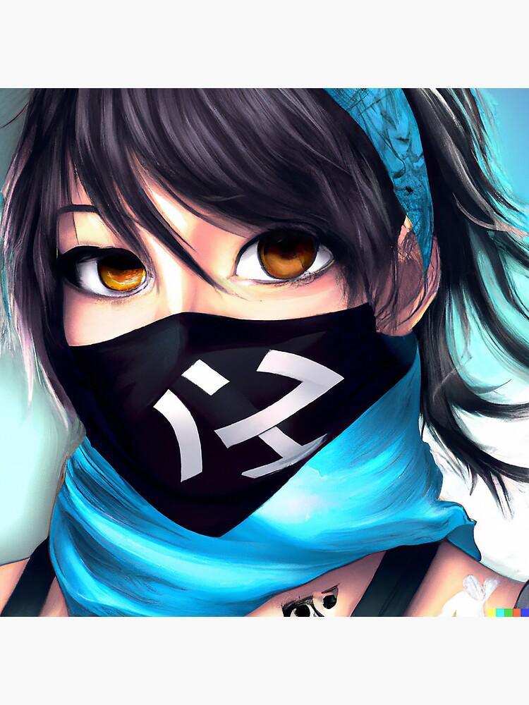 "Ms Mask" Sticker for Sale by MrMercurial | Redbubble