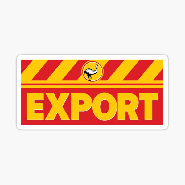 Emu Export Stickers | Redbubble