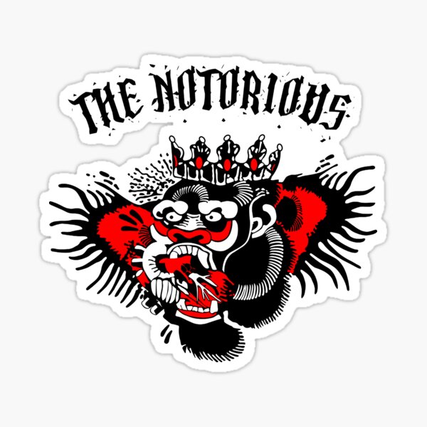 "the danger notorious" Sticker for Sale by josedennis | Redbubble