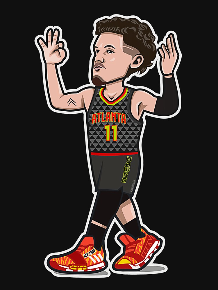 "Trae Young Cartoon Style " T-shirt for Sale by SorianCaputo ...
