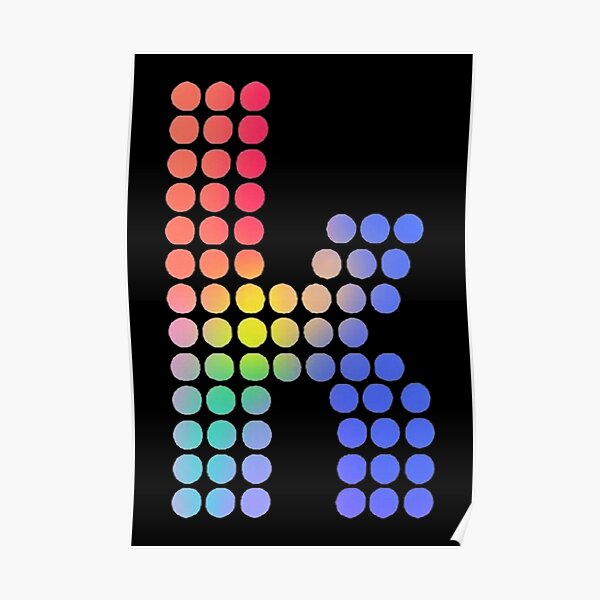 The Killers Logo Poster For Sale By Marcusrry Redbubble