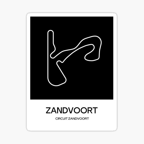 "Track map The Netherlands" Sticker for Sale by Sportsarthub | Redbubble