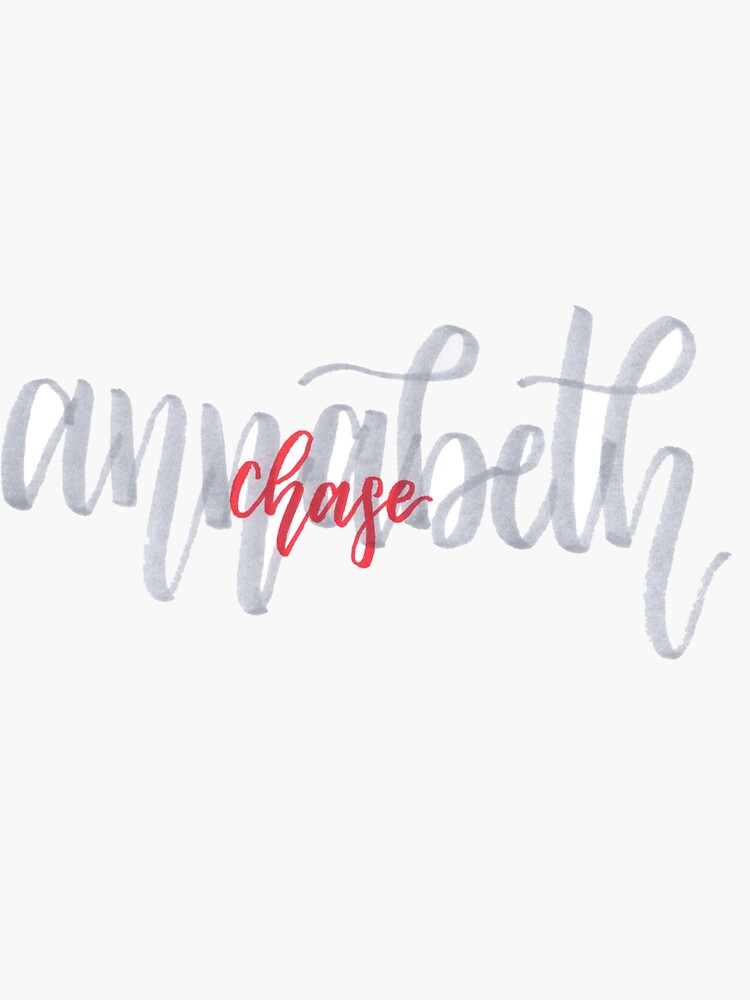 "Annabeth Chase" Sticker for Sale by cassidychang | Redbubble