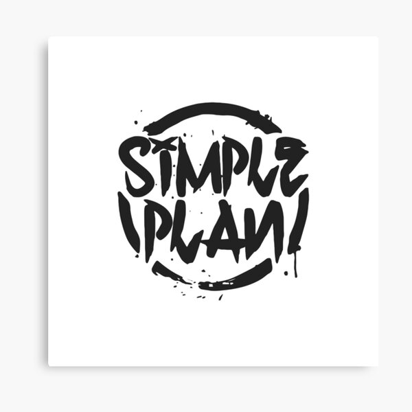 "simple black circle plan logo" Canvas Print for Sale by kirkpatrick2 ...