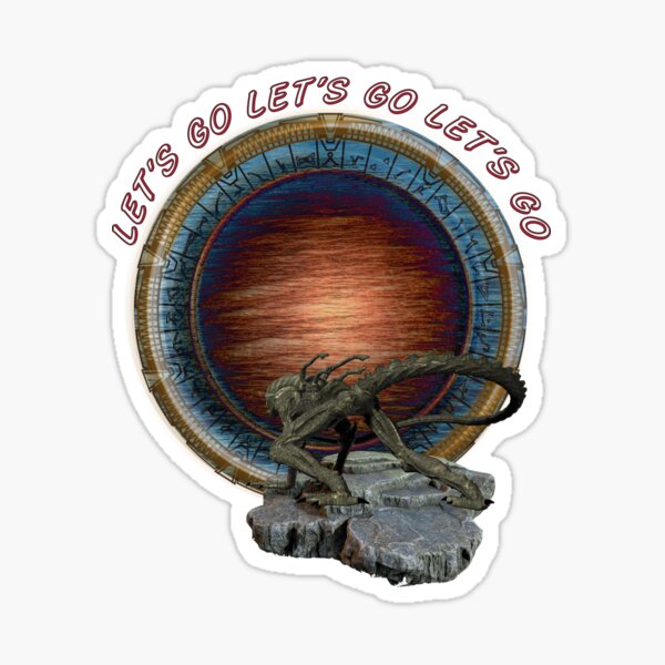 "Stargate" Sticker for Sale by zombie-eyes | Redbubble