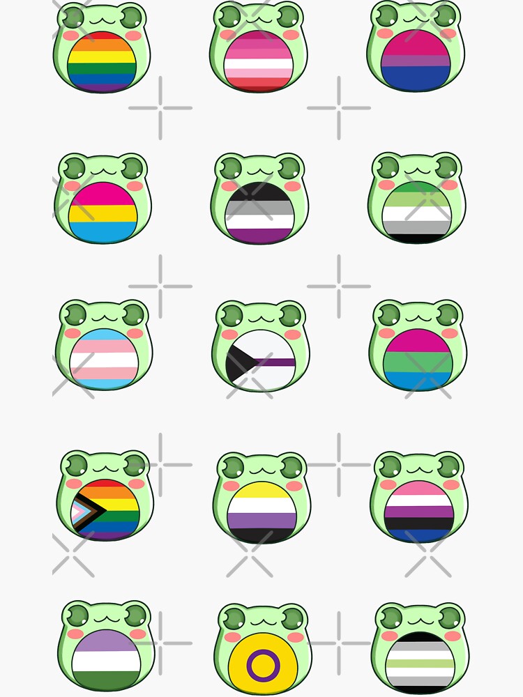 "Pride Frogs" Sticker for Sale by shayalvaz | Redbubble