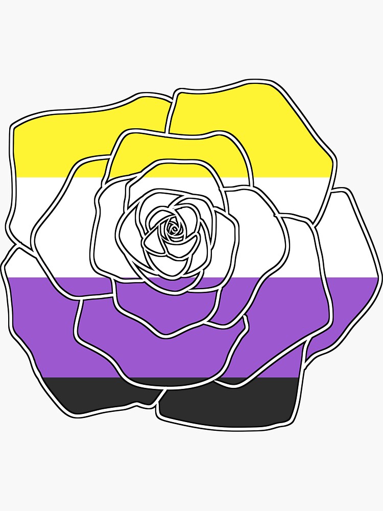 "Rose - NB" Sticker for Sale by Draikinator | Redbubble