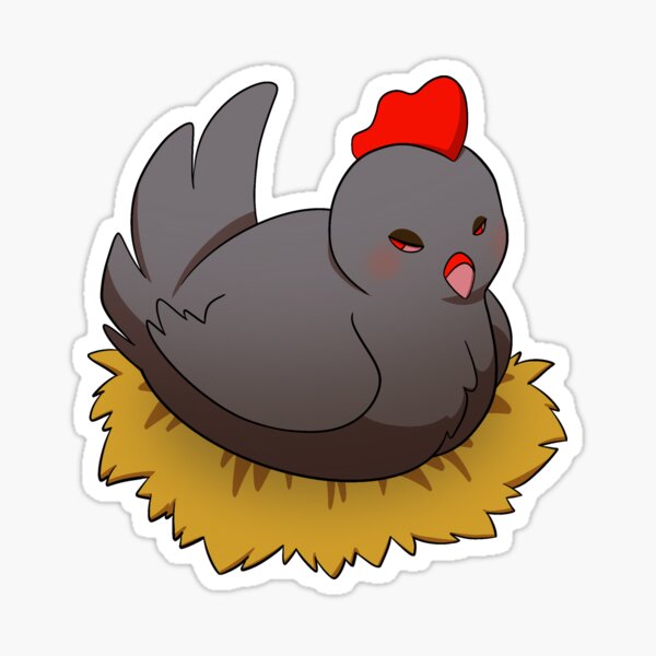 "Stardew Valley Sleepy Void Chicken" Sticker for Sale by Ratt-teeth ...