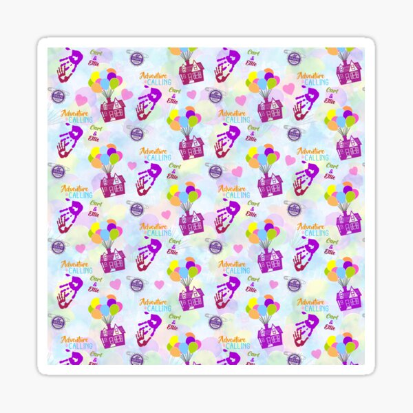 "Carl & Ellie UP Inspired" Sticker for Sale by Rainbows Galore | Redbubble