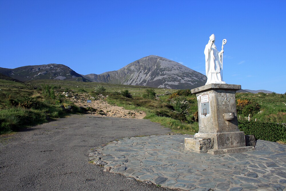"Croagh Patrick mountain" by John Quinn | Redbubble