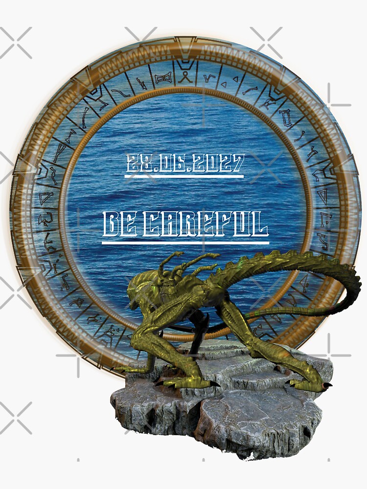 "Stargate date" Sticker for Sale by zombie-eyes | Redbubble
