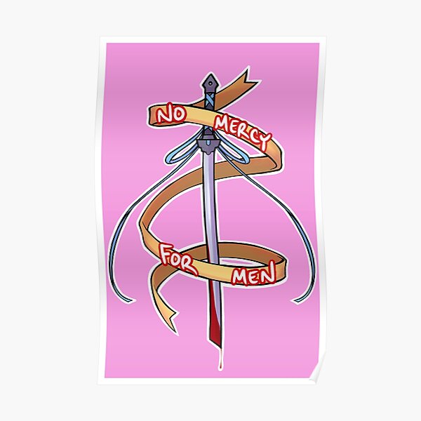 "No Mercy for Men" Poster for Sale by playerprophet | Redbubble