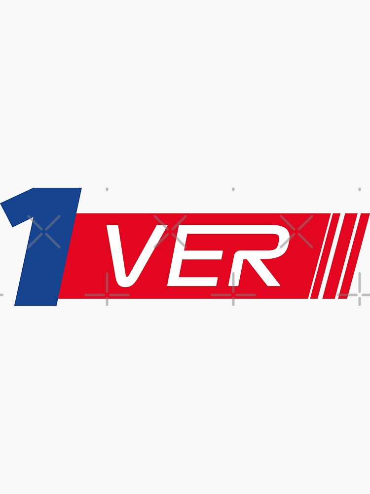 "Ver 1 - formula 1 Race Driver " Sticker for Sale by cartmaxx2 | Redbubble