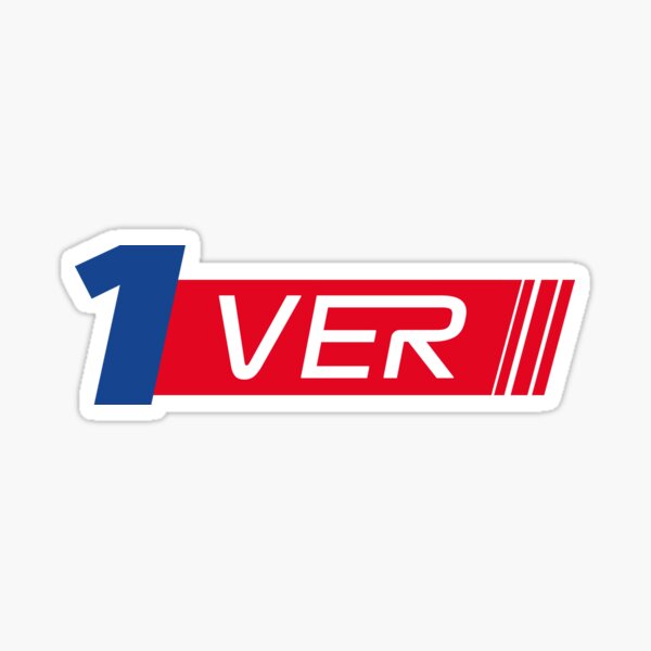 "Ver 1 - formula 1 Race Driver " Sticker for Sale by cartmaxx2 | Redbubble