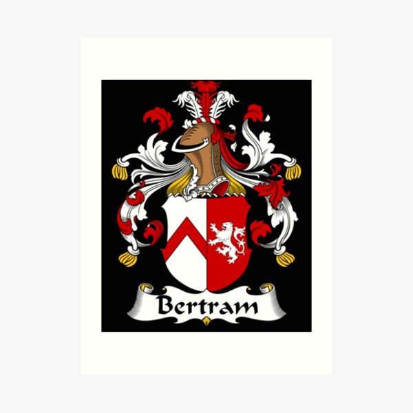 Lámina artística «Escudo de armas de Bertram - Camisa con el escudo de ...