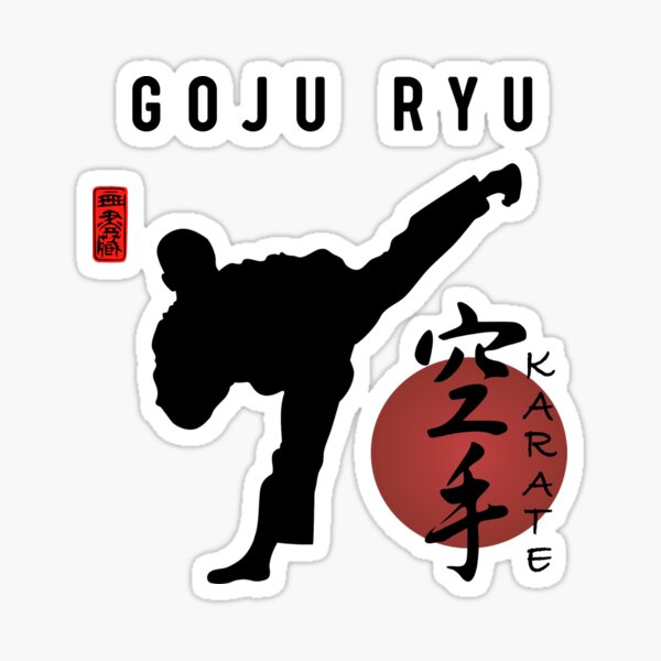 "Goju Ryu Calligraphy Karate Instructor Design - Japanese Martial Art ...