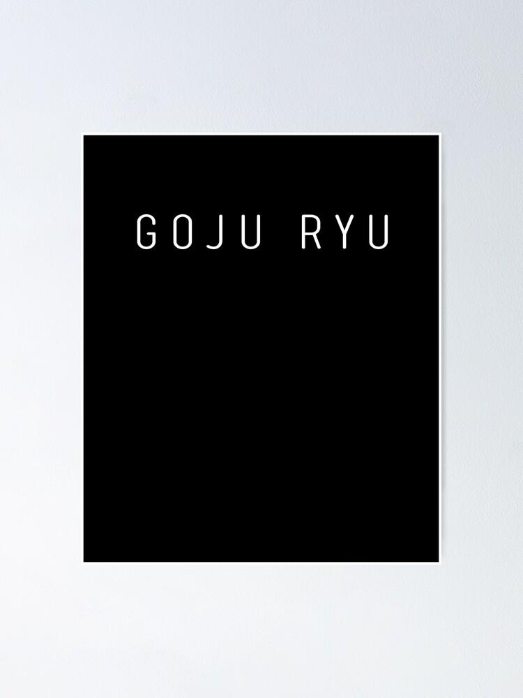 "Goju Ryu Classic Font Karate Instructor Design - Japanese Martial Art ...