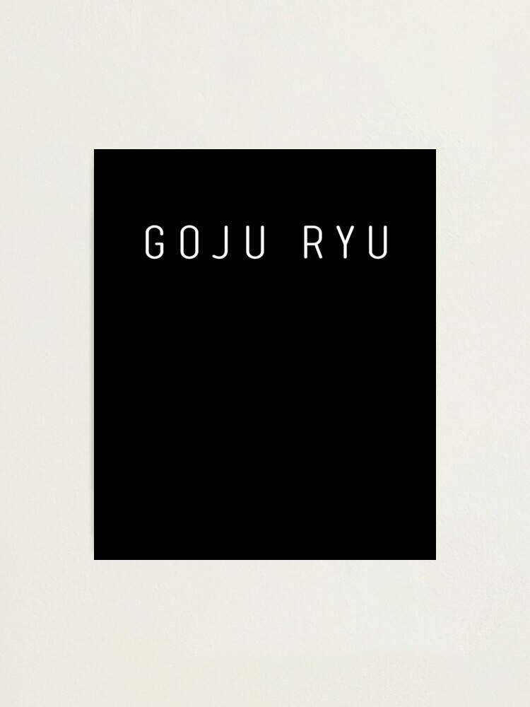 "Goju Ryu Classic Font Karate Instructor Design - Japanese Martial Art ...