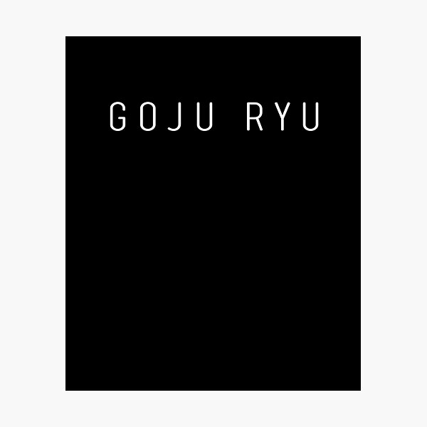"Goju Ryu Classic Font Karate Instructor Design - Japanese Martial Art ...