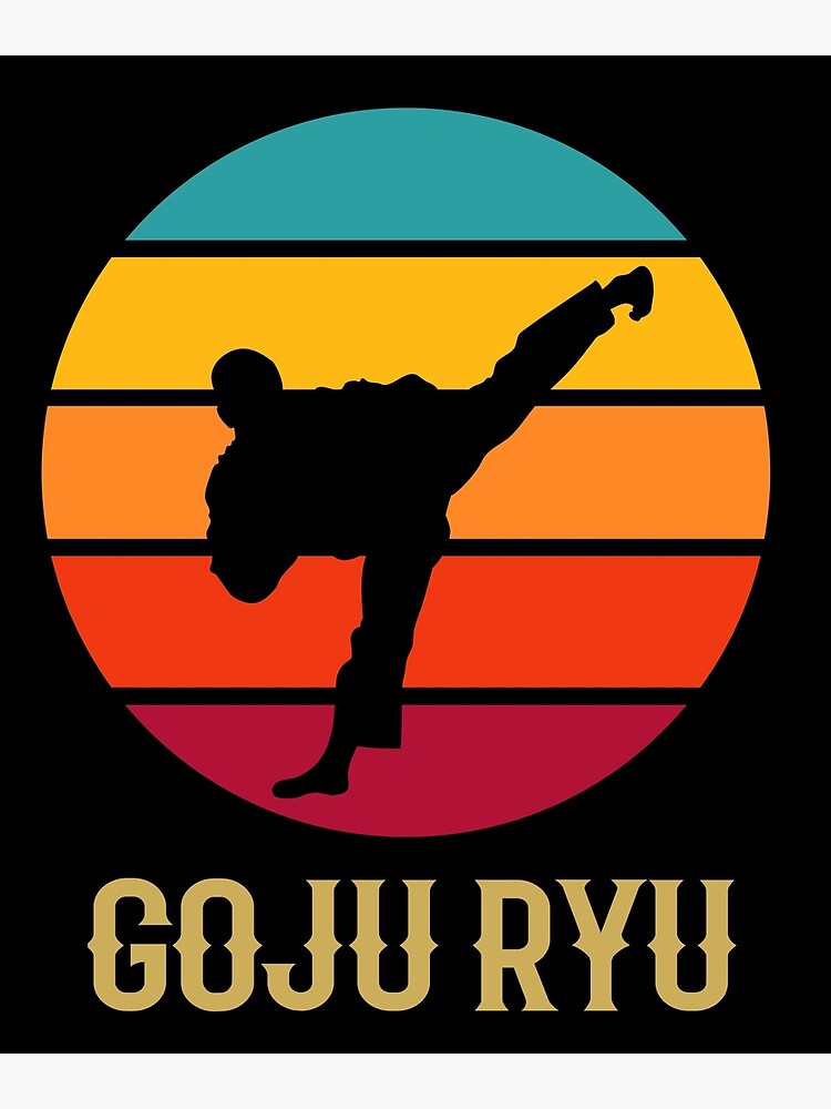 "Goju Ryu Vintage Sunset, Karate Instructor Design. Japanese Martial ...