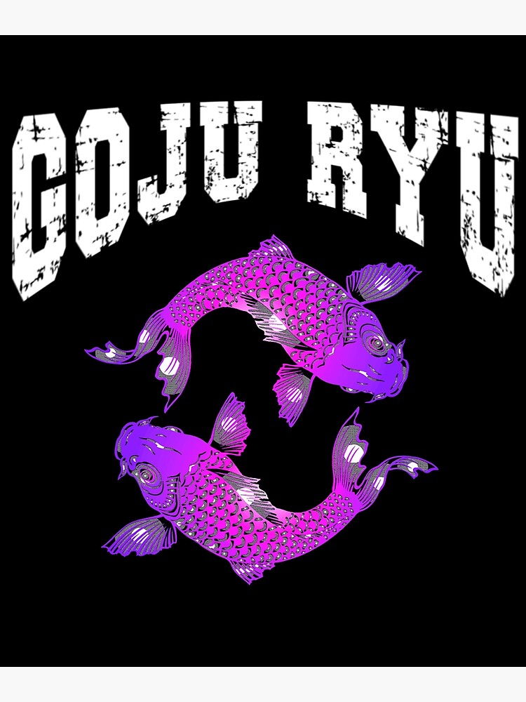 "Goju Ryu Calligraphy Karate Instructor Design - Japanese Martial Art ...