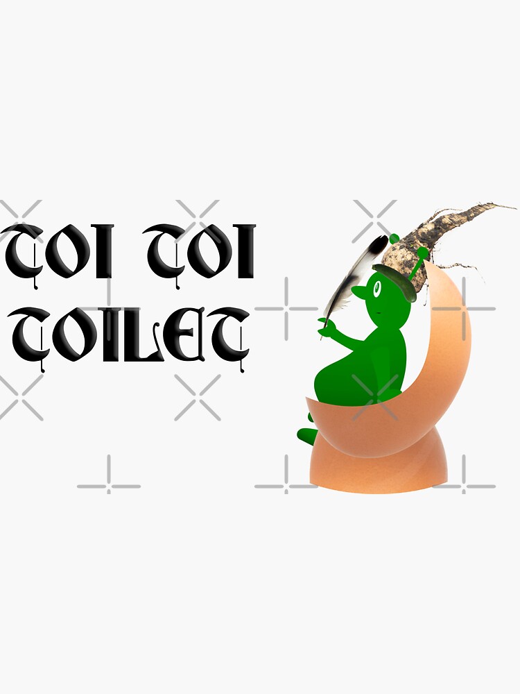 "Cartoon animation. Grüntjers character in the theater saying Toi Toi ...