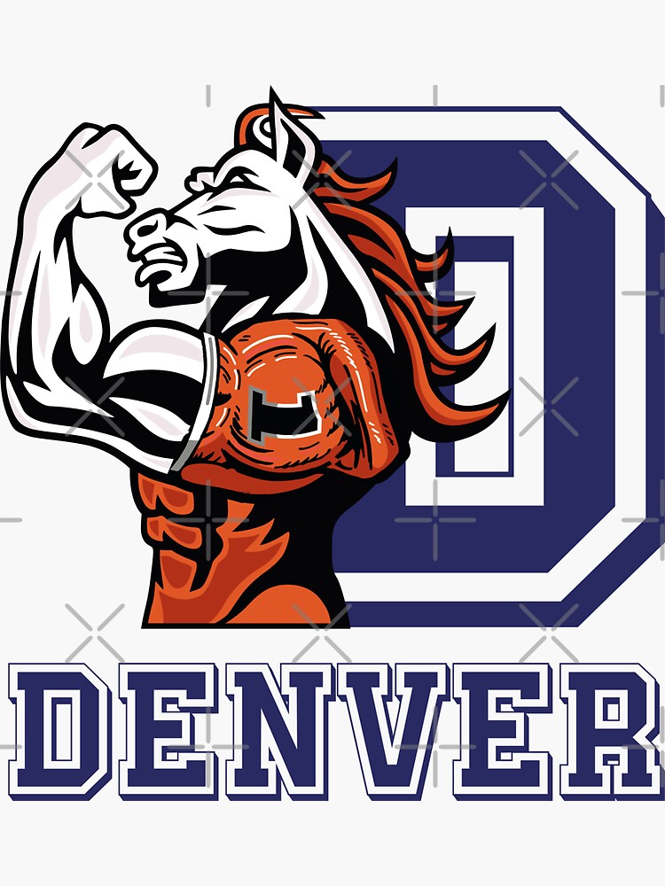 "denver broncos football colorado" Sticker for Sale by tee-snipe ...