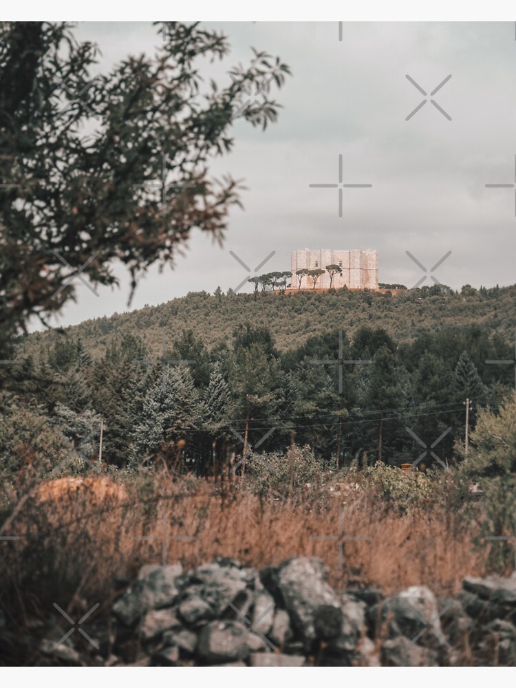"Castel del Monte" Sticker for Sale by LucaRamble | Redbubble