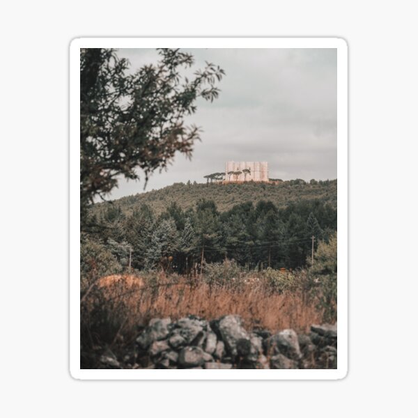 "Castel del Monte" Sticker for Sale by LucaRamble | Redbubble