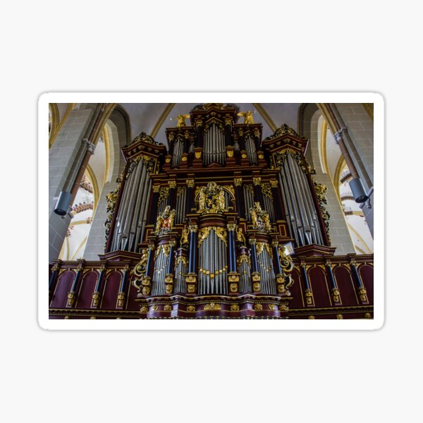 "Rose wood England bath abbey pipe organ" Sticker for Sale by ...