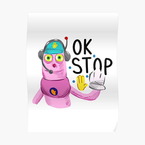 "DHMIS ok stop" Poster for Sale by MichelleHLW | Redbubble