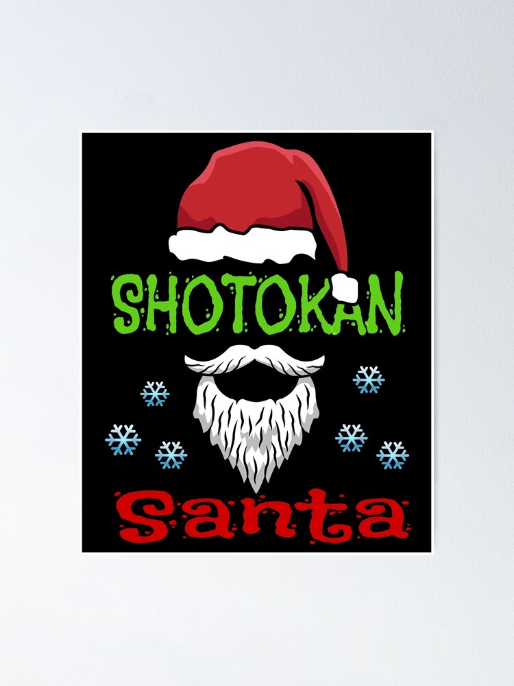 "Shotokan Santa! Funny Karate Christmas Outfit - Japanese Martial Art ...