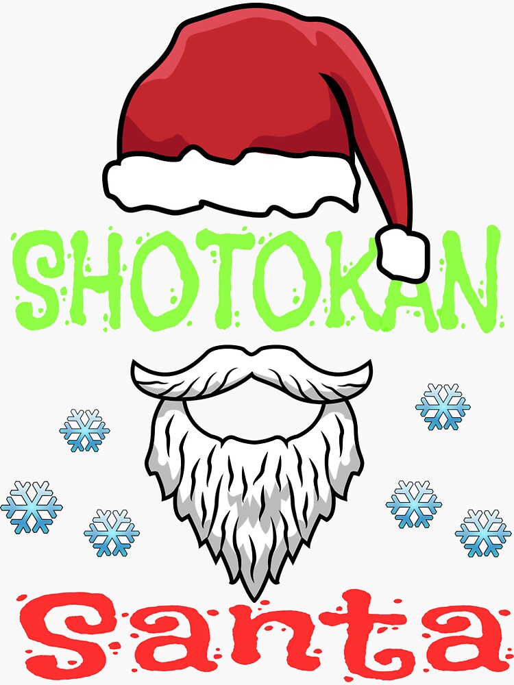 "Shotokan Santa! Funny Karate Christmas Outfit - Japanese Martial Art ...