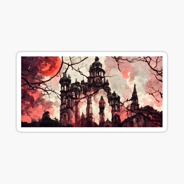 "Gothic Cathedral" Sticker for Sale by Jaraz | Redbubble