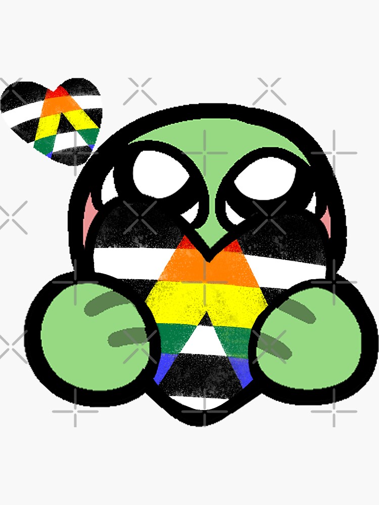 "Straight Ally LGBTQ+ Frog" Sticker for Sale by daffodilcaptain | Redbubble