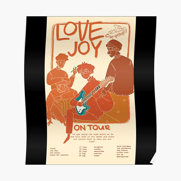 "Lovejoy Tour Poster" Poster for Sale by Declinedfisher | Redbubble