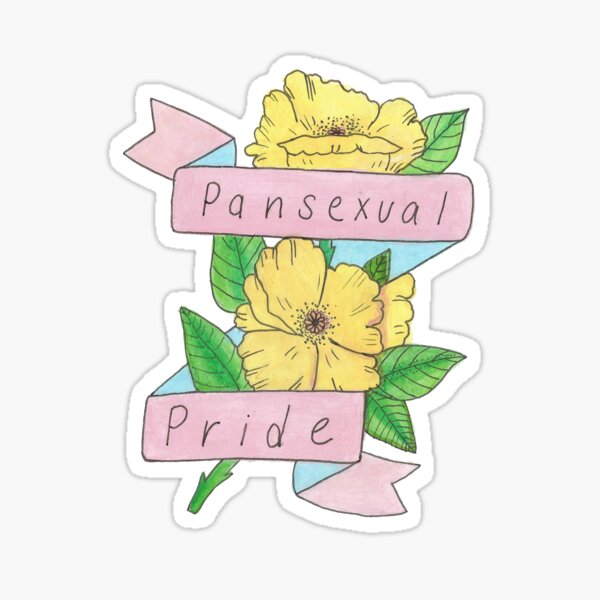 "pansexual pride" Sticker for Sale by plntboy | Redbubble