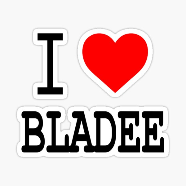 "I Love Bladee, I Heart Bladee" Sticker for Sale by CARMIEJAY | Redbubble