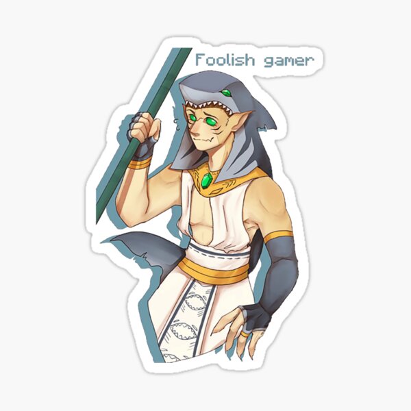 "Foolish Gamer youtuber" Sticker for Sale by MathildeMaury | Redbubble