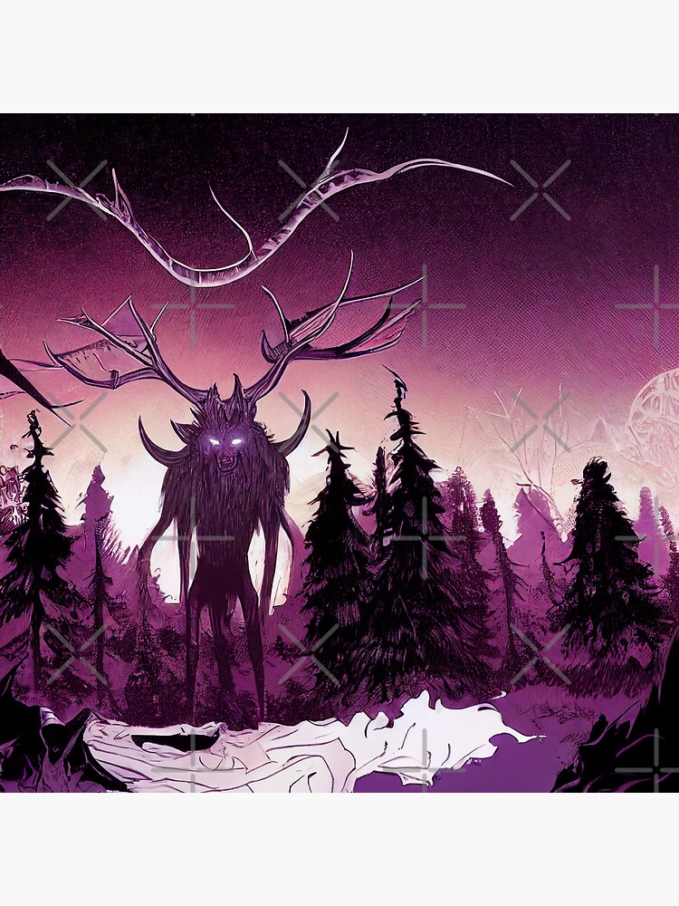 "Wendigo" Pin for Sale by Ironicdoll | Redbubble