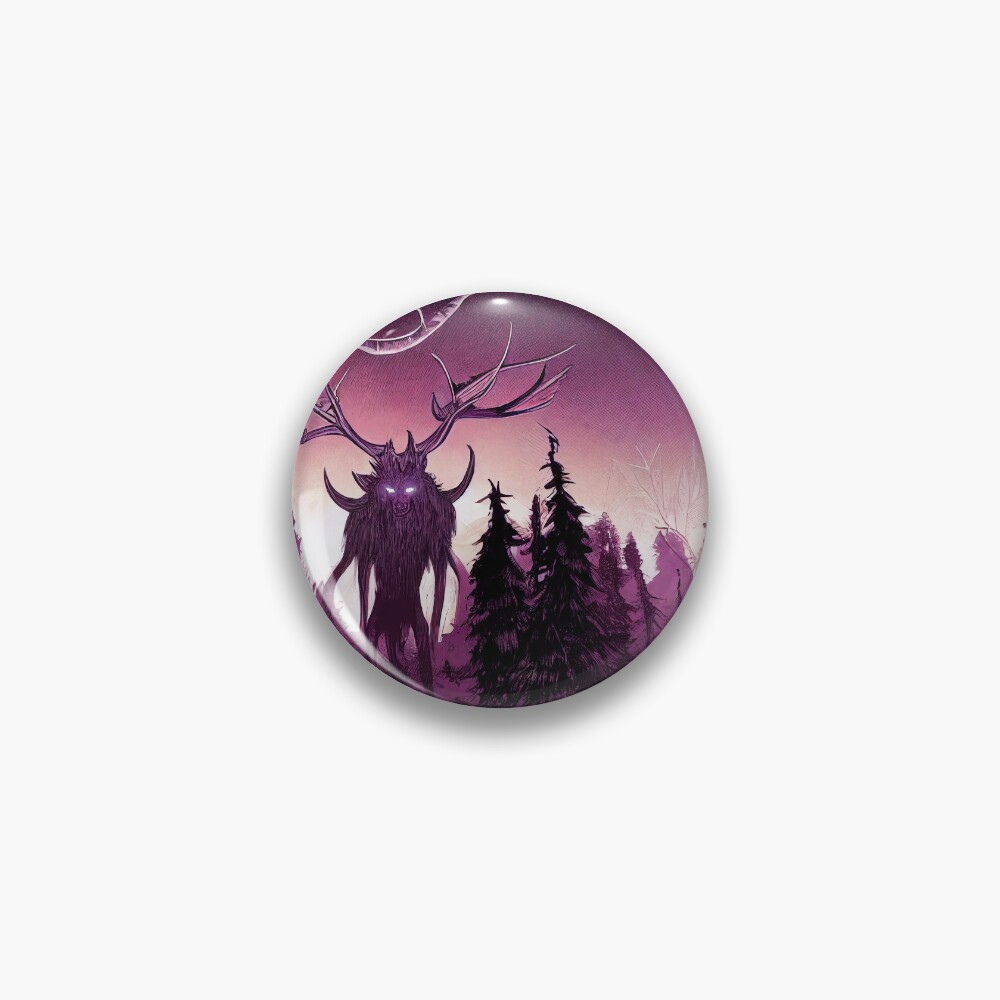"Wendigo" Pin for Sale by Ironicdoll | Redbubble
