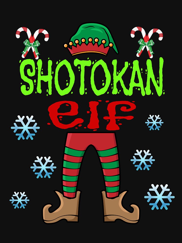 "Shotokan Elf! Funny Karate Christmas Outfit - Japanese Martial Art ...